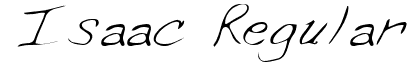 Isaac Regular: Free Font Download | MaisFontes