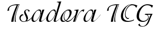 Isadora ICG: Free Font Download | MaisFontes