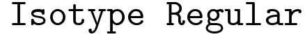 Isotype Regular Font: Free Download | MaisFontes