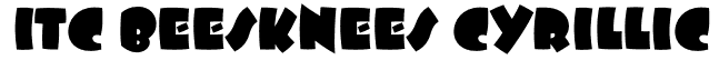 ITC Beesknees Cyrillic: Free Font Download | MaisFontes