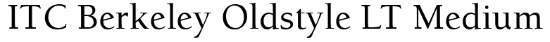 ITC Berkeley Oldstyle LT Medium Font: Free Download | MaisFontes