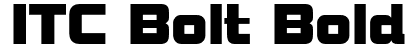 ITC Bolt Bold Font: Free Download | MaisFontes