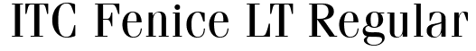 ITC Fenice LT Regular: Free Font Download | MaisFontes