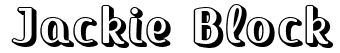 Jackie Block: Free Font Download | MaisFontes
