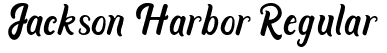 Jackson Harbor Regular: Free Font Download | MaisFontes