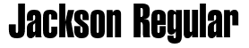 Jackson Regular: Free Font Download | MaisFontes