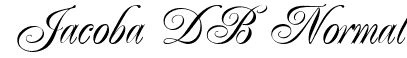 Jacoba DB Light: Free Font Download | MaisFontes