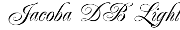 Jacoba DB Light: Free Font Download | MaisFontes