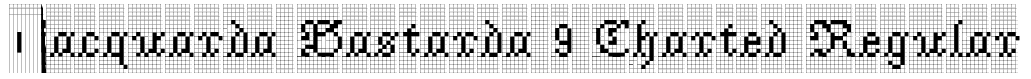 Jacquarda Bastarda 9 Regular: Free Font Download | MaisFontes