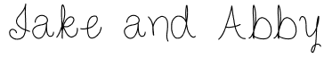 Jake and Abby: Free Font Download | MaisFontes