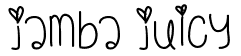 Jamba Juicy Font: Free Download | MaisFontes