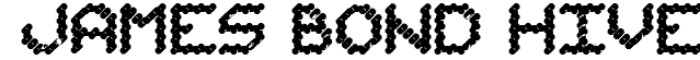 James Bond Hive: Free Font Download | MaisFontes