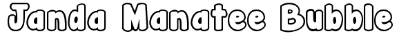 Janda Manatee Solid: Free Font Download | MaisFontes