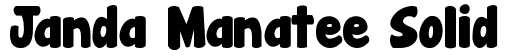 Janda Manatee Solid: Free Font Download | MaisFontes