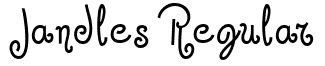 Jandles Regular Font: Free Download | MaisFontes