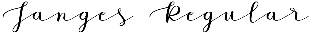 Janges Regular Font: Free Download | MaisFontes