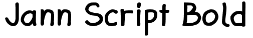 Jann Script Bold: Free Font Download | MaisFontes