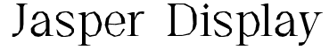 Jasper Display: Baixar Fonte Grátis | MaisFontes