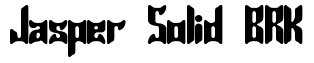 Jasper Solid BRK: Free Font Download | MaisFontes