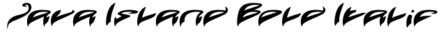 Java Island Bold Italic Font: Free Download | MaisFontes