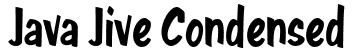 Java Jive Condensed: Baixar Fonte Grátis | MaisFontes