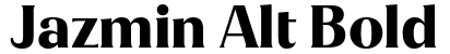 Jazmin Alt Bold Font: Free Download | MaisFontes