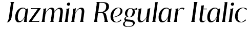 Jazmin Regular Italic: Free Font Download | MaisFontes