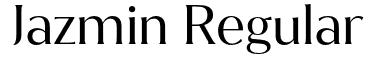 Jazmin Regular Font: Free Download | MaisFontes