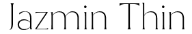 Jazmin Thin: Free Font Download | MaisFontes