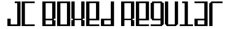 JC Boxed Regular: Free Font Download | MaisFontes