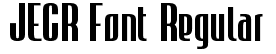 JECR Font Regular Font: Free Download | MaisFontes