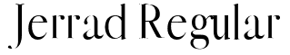Jerrad Regular: Free Font Download | MaisFontes