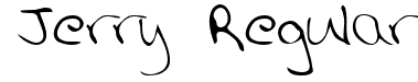Jerry Regular Font: Free Download | MaisFontes