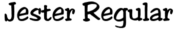 Jester Regular Font: Free Download | MaisFontes