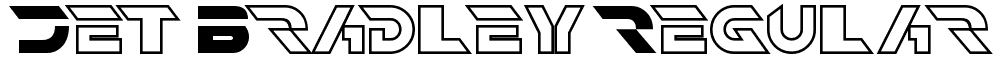 Jet Bradley Regular: Free Font Download | MaisFontes