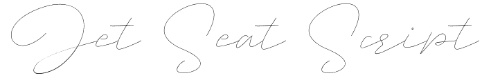 Jet Seat Script: Free Font Download | MaisFontes