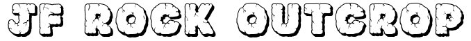 JF Rock Outcrop Font: Free Download | MaisFontes