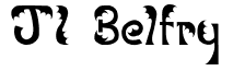 JI Belfry Font: Free Download | MaisFontes