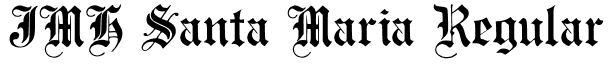 JMH Santa Maria Regular Font: Free Download | MaisFontes