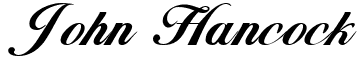 John Hancock Font: Free Download | MaisFontes