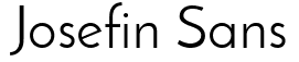 Josefin Sans: Free Font Download | MaisFontes