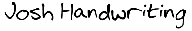 Josh Handwriting: Free Font Download | MaisFontes