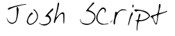 Josh Script: Free Font Download | MaisFontes
