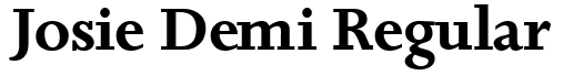 Josie Demi Regular: Free Font Download | MaisFontes