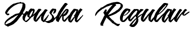 Jouska Regular Font: Free Download | MaisFontes
