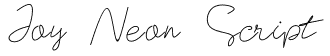 Joy Neon Script: Free Font Download | MaisFontes