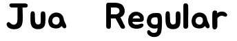 Jua Regular: Free Font Download | MaisFontes