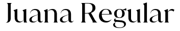 Juana Regular Font: Free Download | MaisFontes