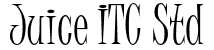 Juice ITC Std Font: Free Download | MaisFontes