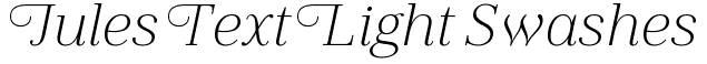 Jules Text Light Swashes: Free Font Download | MaisFontes
